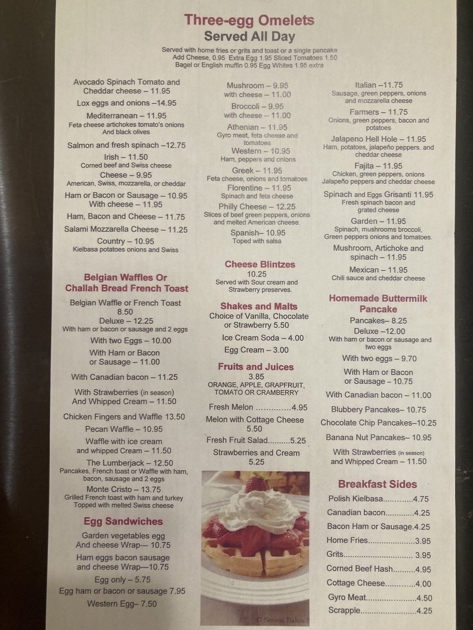 Explore Our Delicious Menus | City Diner Restaurant